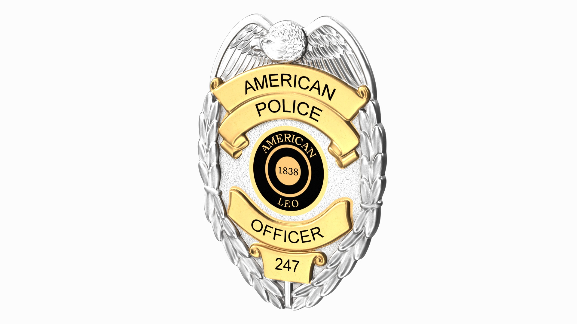 3D Police Badge Model - TurboSquid 2161304