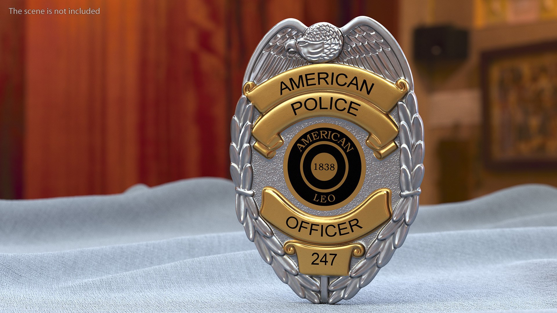 3D Police Badge Model - TurboSquid 2161304