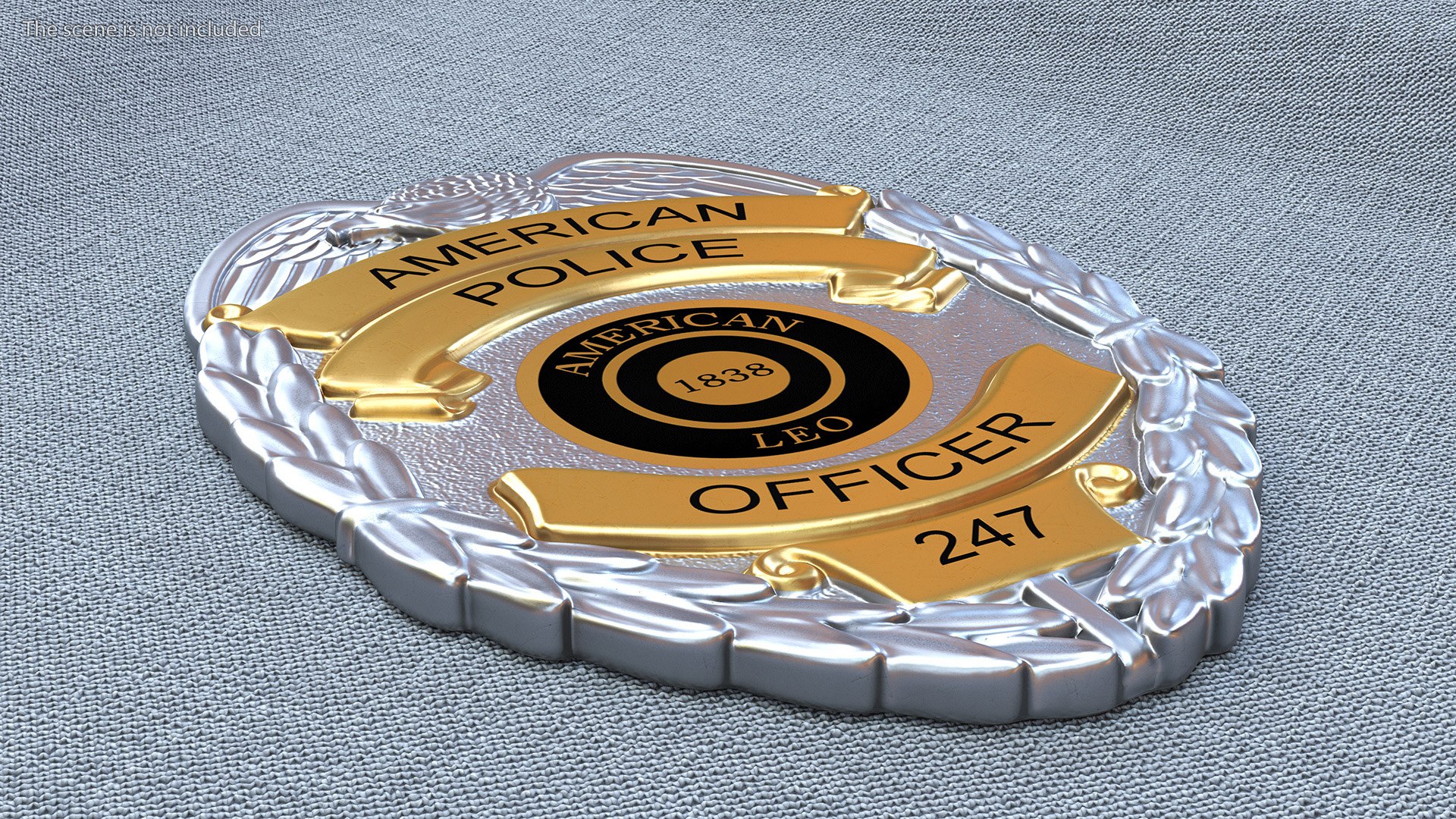 3D Police Badge model - TurboSquid 2161304