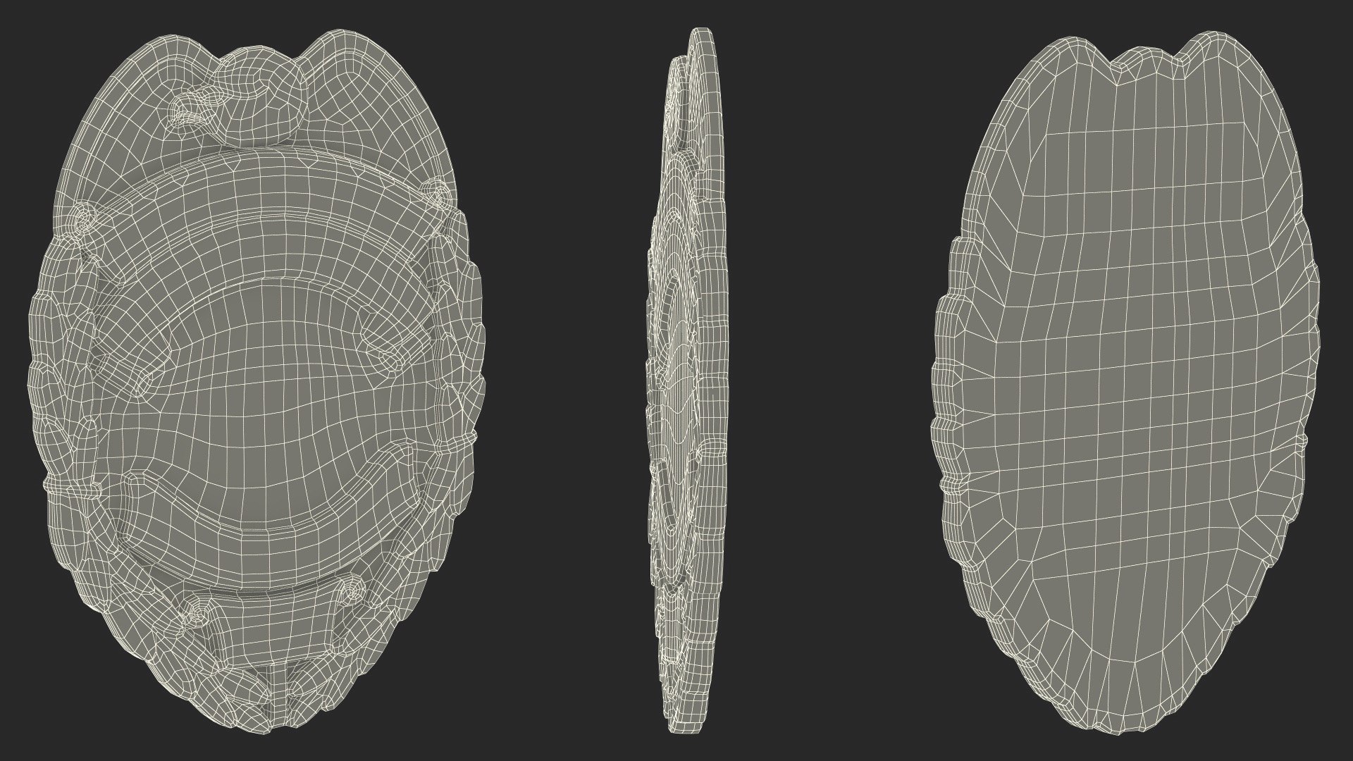 3D Police Badge model - TurboSquid 2161304
