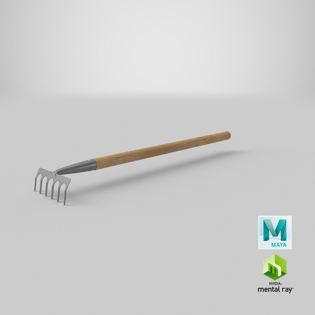 Small Garden Rake Generic 3D Model - TurboSquid 1330120
