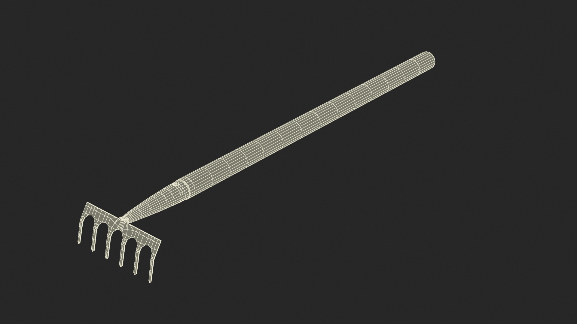 Small Garden Rake Generic 3D Model - TurboSquid 1330120