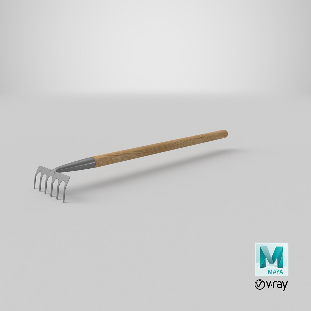 Small Garden Rake Generic 3D Model - TurboSquid 1330120