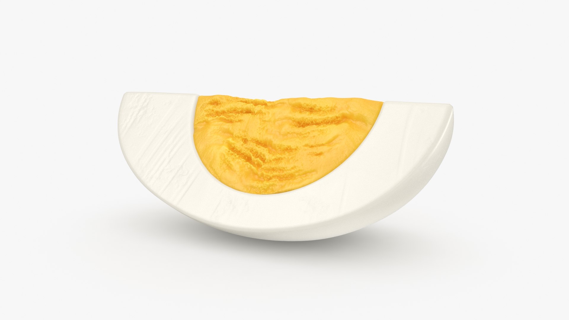 Hard Boiled Egg Slice 3D Model - TurboSquid 2165604