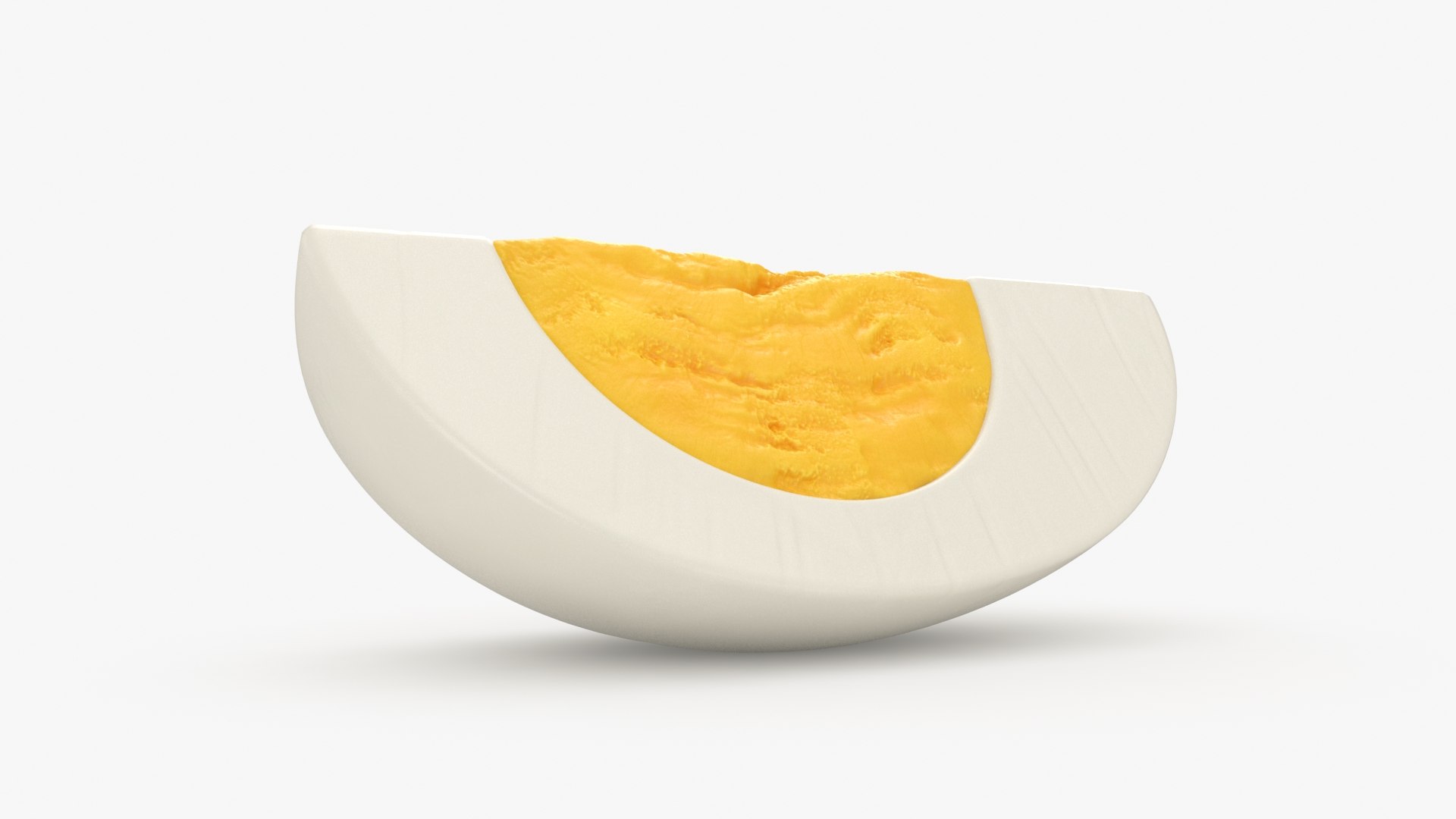 Hard Boiled Egg Slice 3D model - TurboSquid 2165604