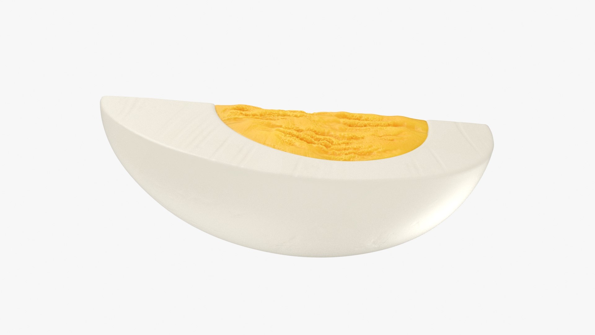 Hard Boiled Egg Slice 3D model - TurboSquid 2165604