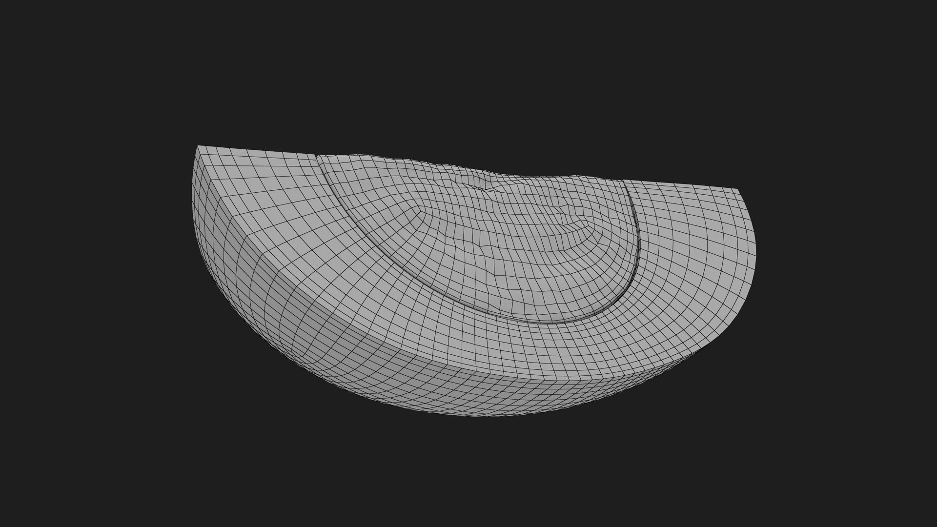 Hard Boiled Egg Slice 3d Model Turbosquid 2165604