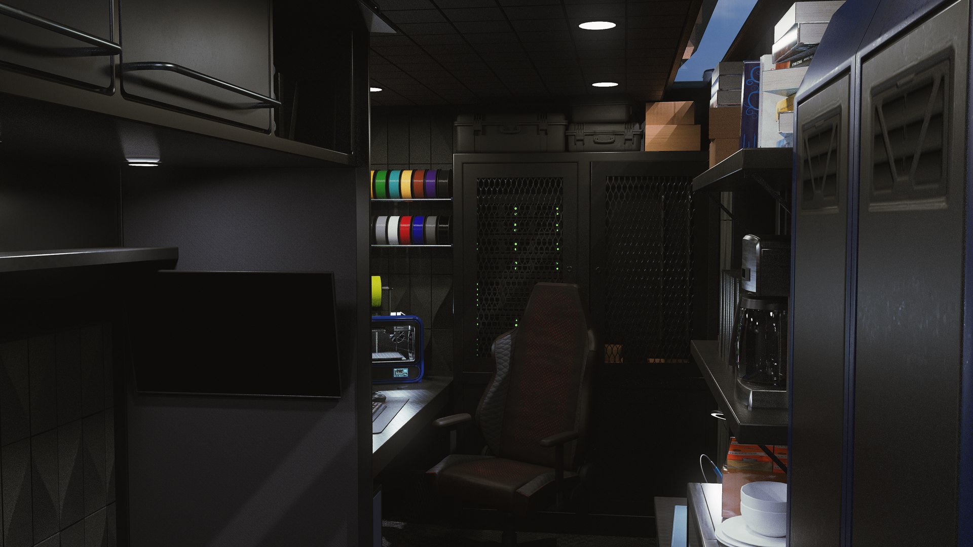 Hacker Hideout 3D Model - TurboSquid 1970863