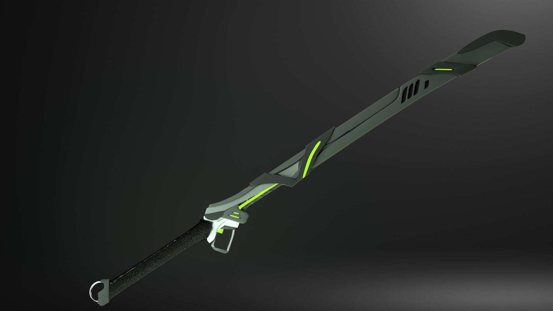 3D High-tech Sword - TurboSquid 1805518