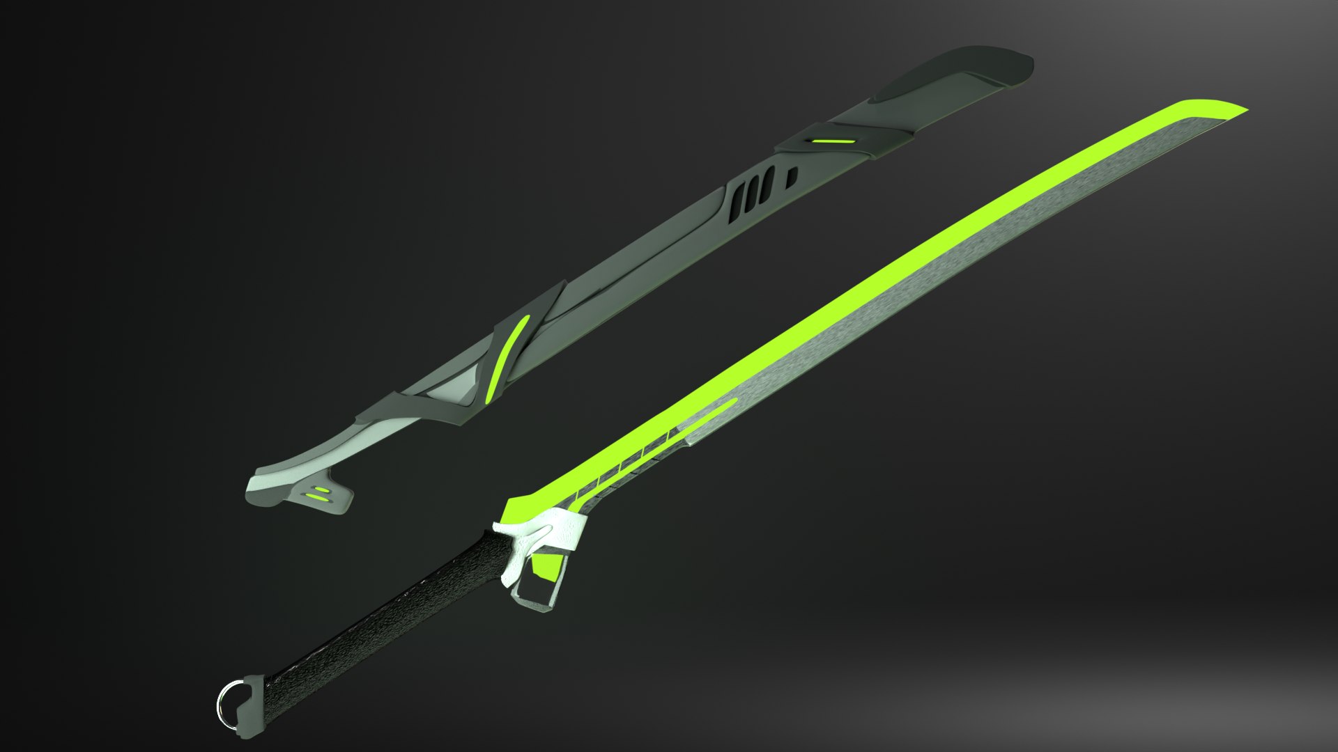 3D High-tech Sword - TurboSquid 1805518
