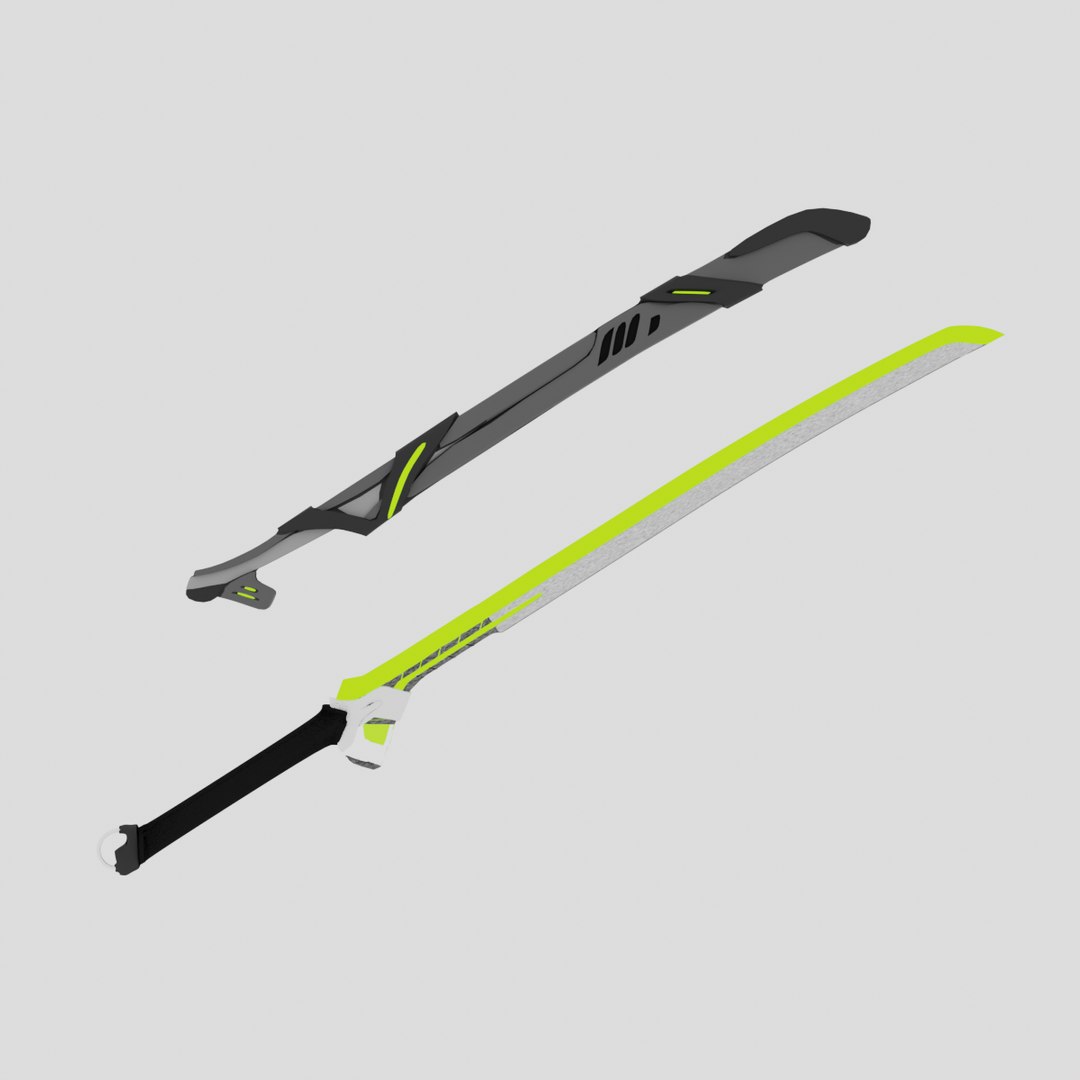 3D High-tech Sword - TurboSquid 1805518