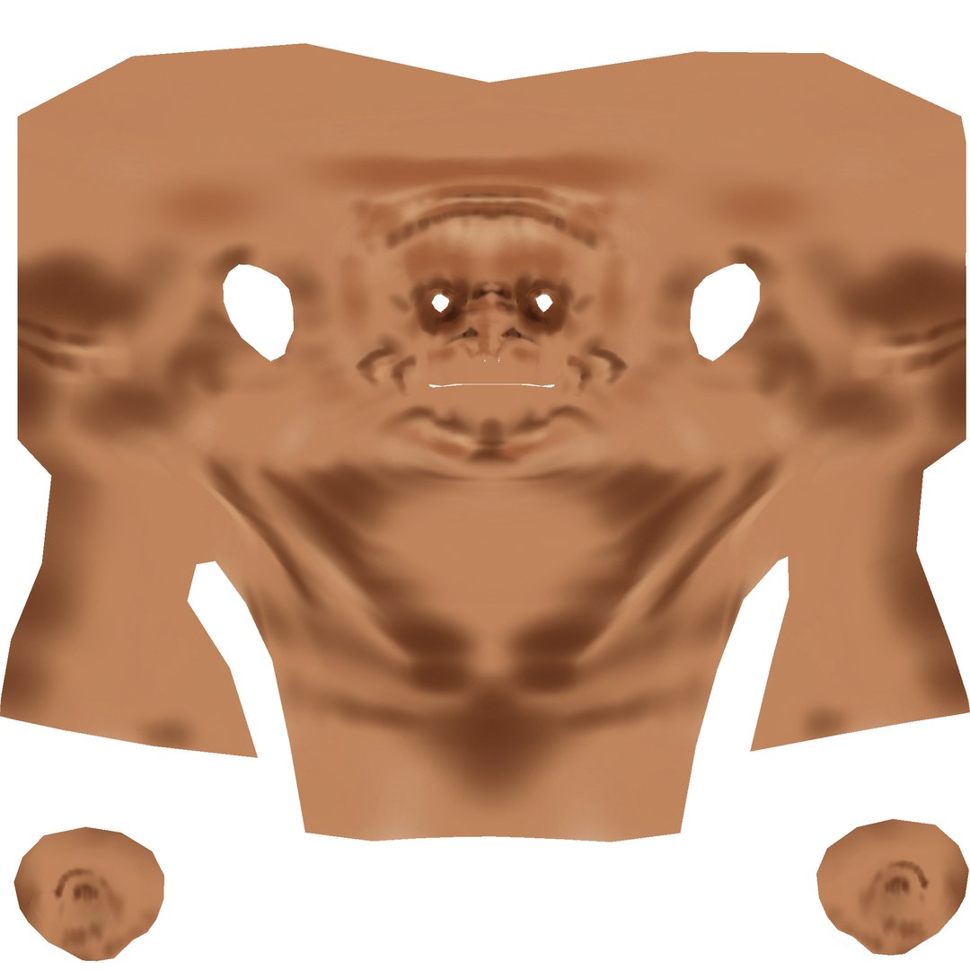 3d Old Hunter Rigged Human Model