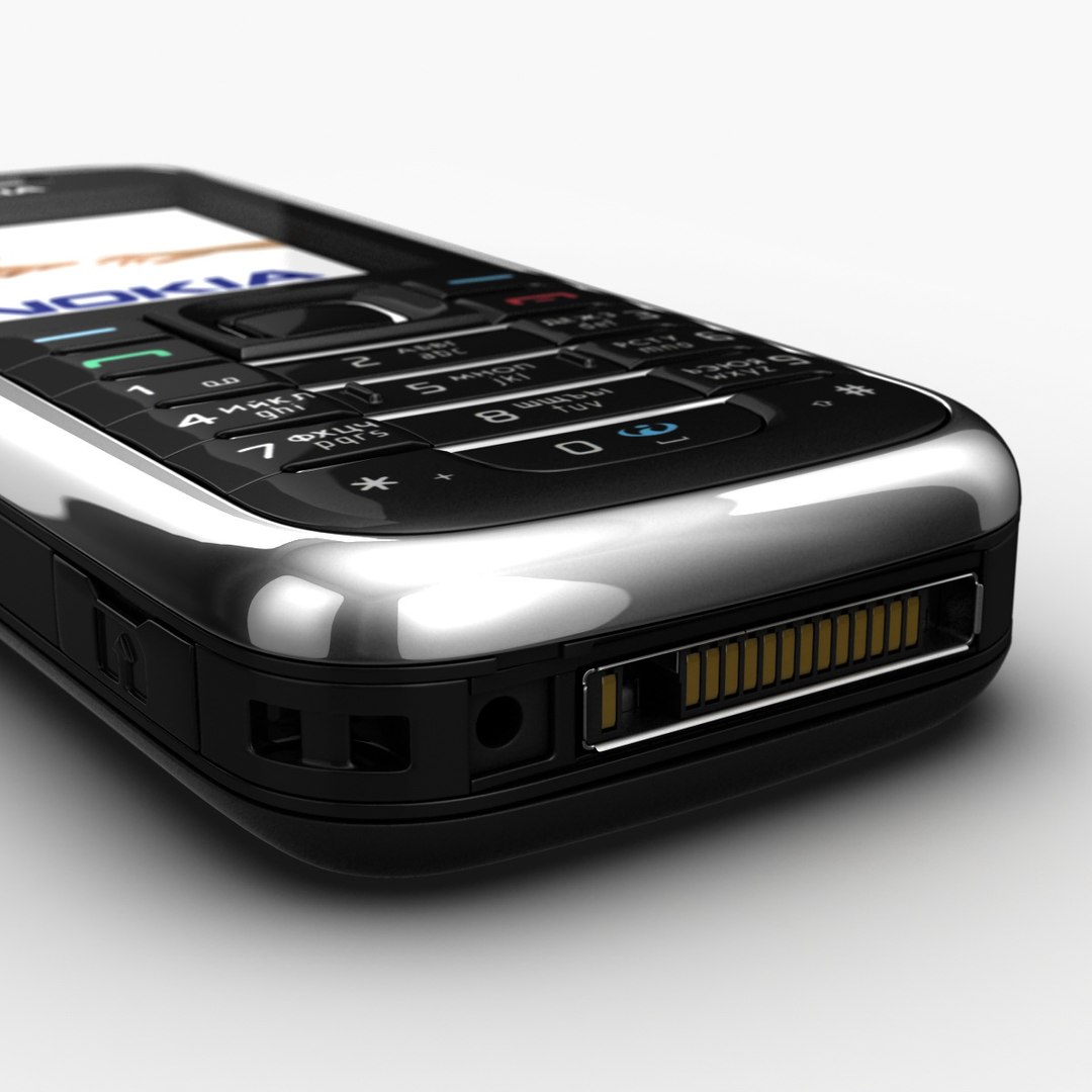 Nokia 6233 Phone 3d Model