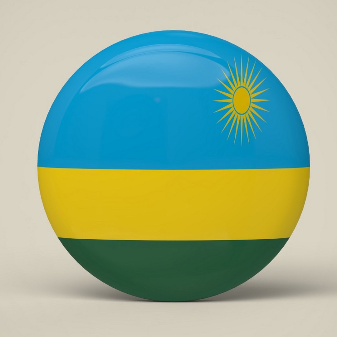 3D Model Rwanda Badge - TurboSquid 1871384