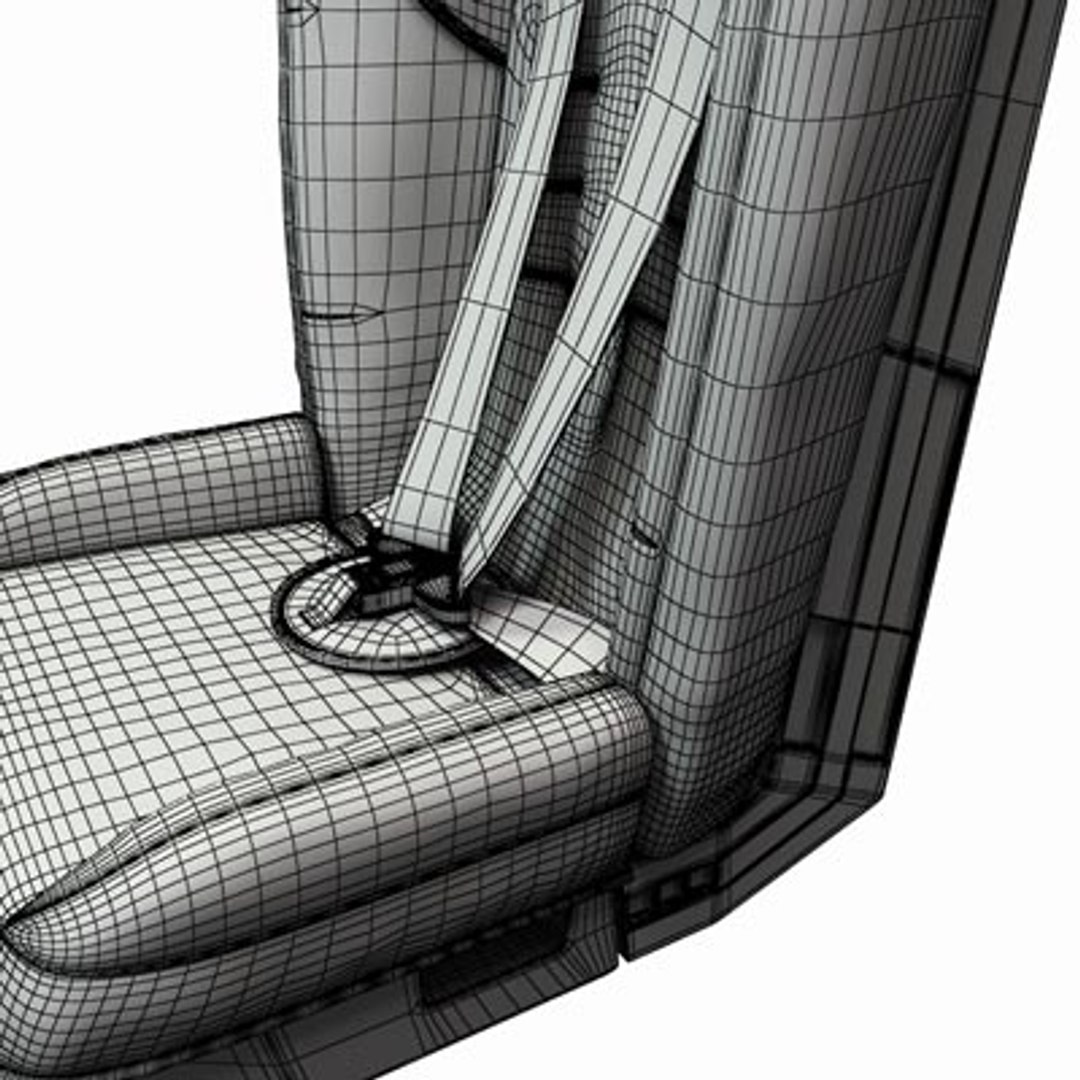 infant car seat 3d model