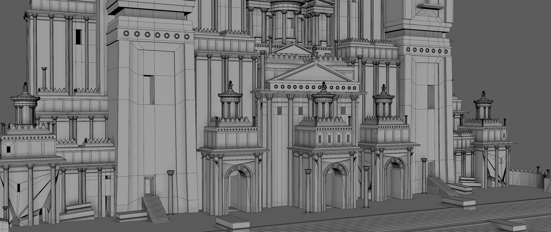 3D Model Fantasy Petra Palace - TurboSquid 2233391