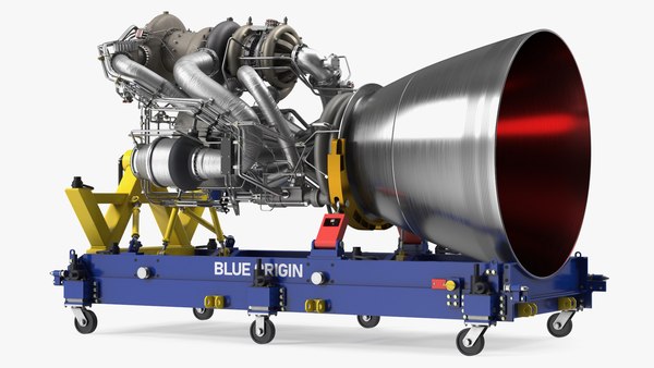 modelo 3d Rocket Engine BE-4 a Cart - TurboSquid 2037555