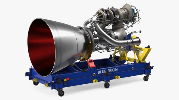 modelo 3d Rocket Engine BE-4 a Cart - TurboSquid 2037555
