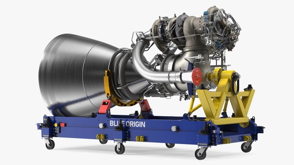 modelo 3d Rocket Engine BE-4 a Cart - TurboSquid 2037555