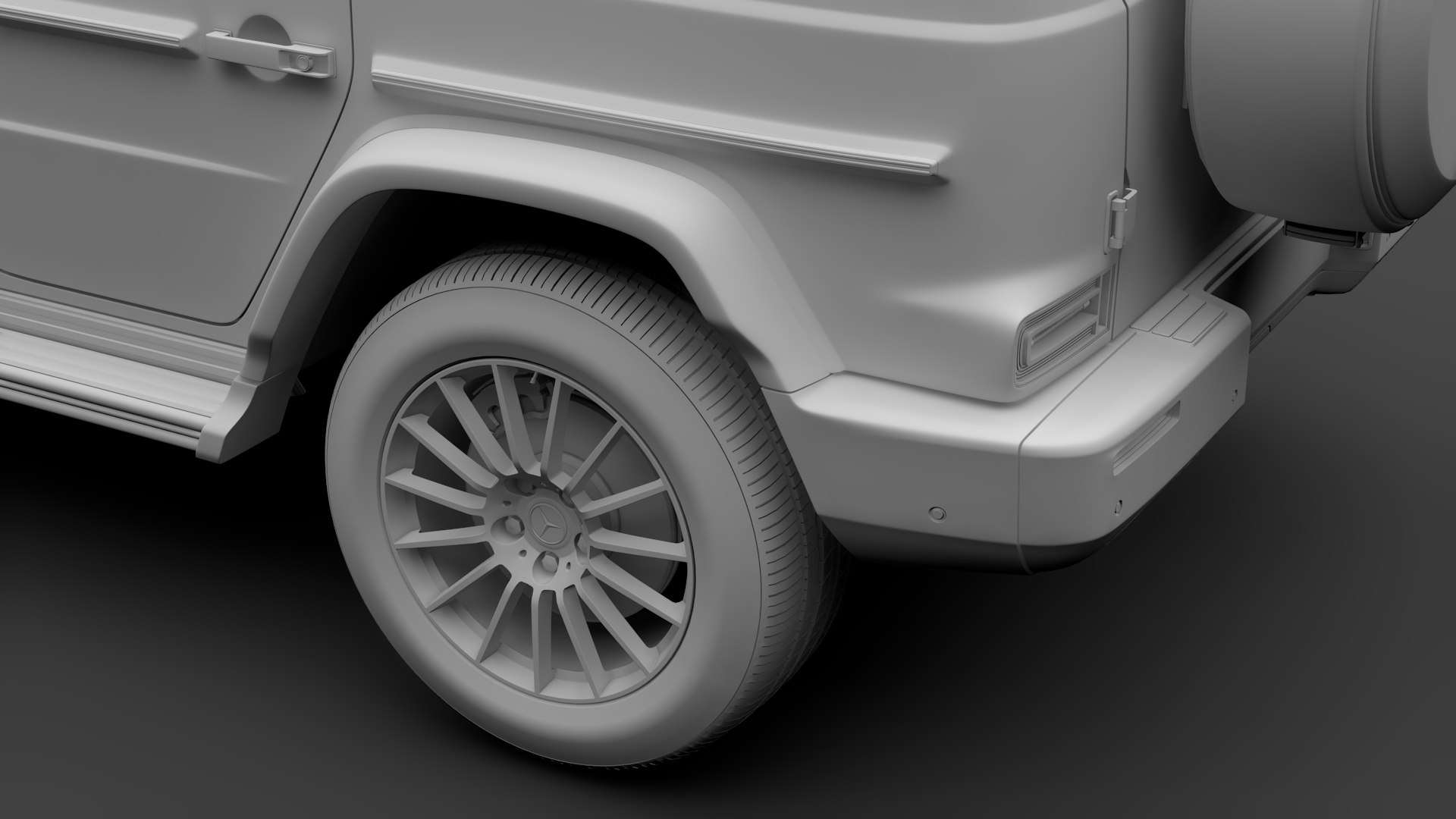 3D Mercedes Benz G 550 Model - TurboSquid 1367577