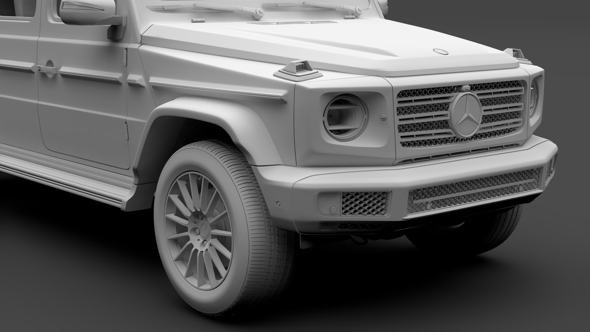 3D Mercedes Benz G 550 Model - TurboSquid 1367577