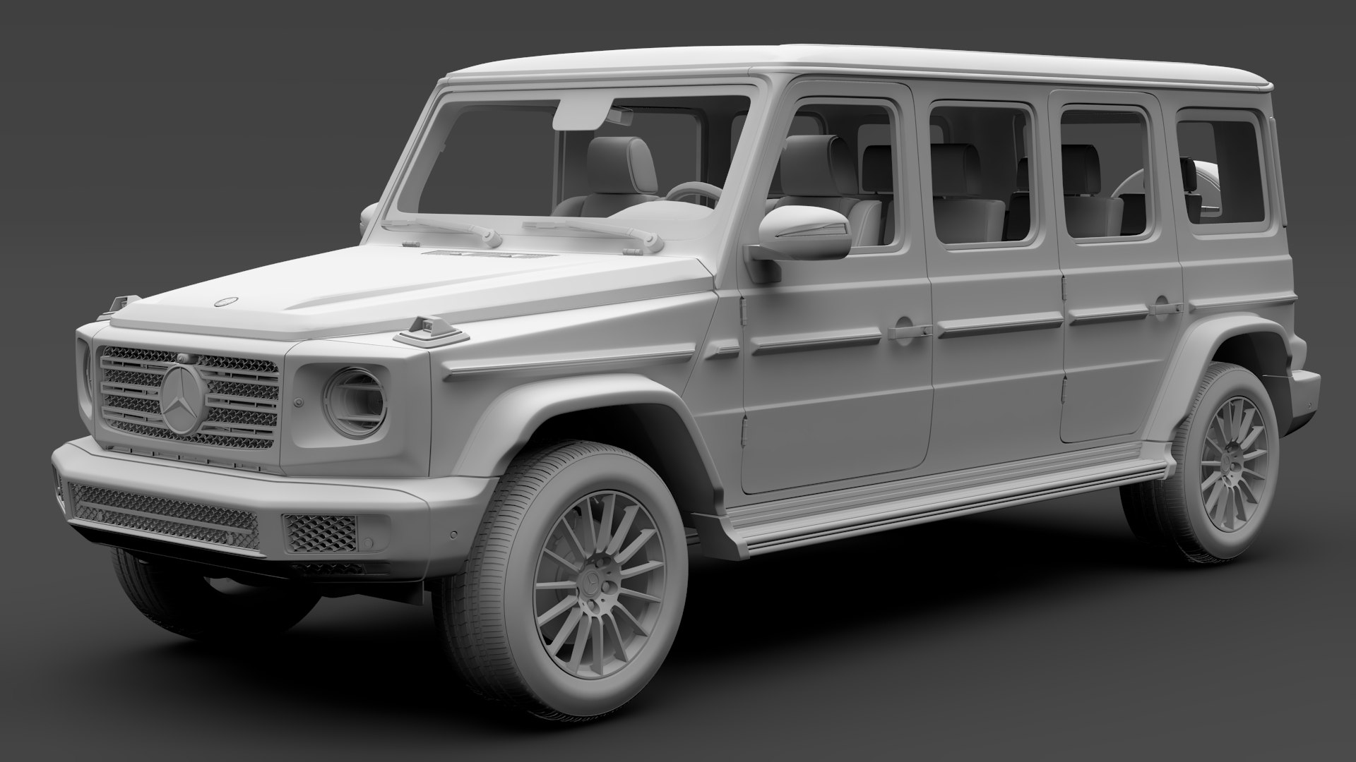 3D Mercedes Benz G 550 Model - TurboSquid 1367577