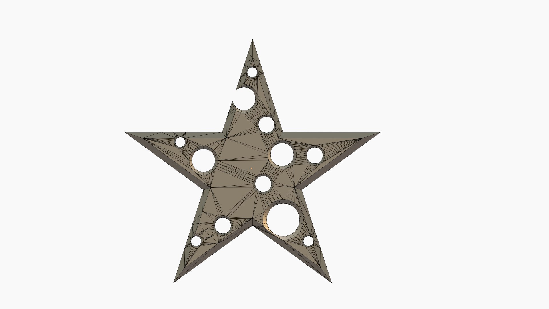 Cheesy star 3D - TurboSquid 1848354
