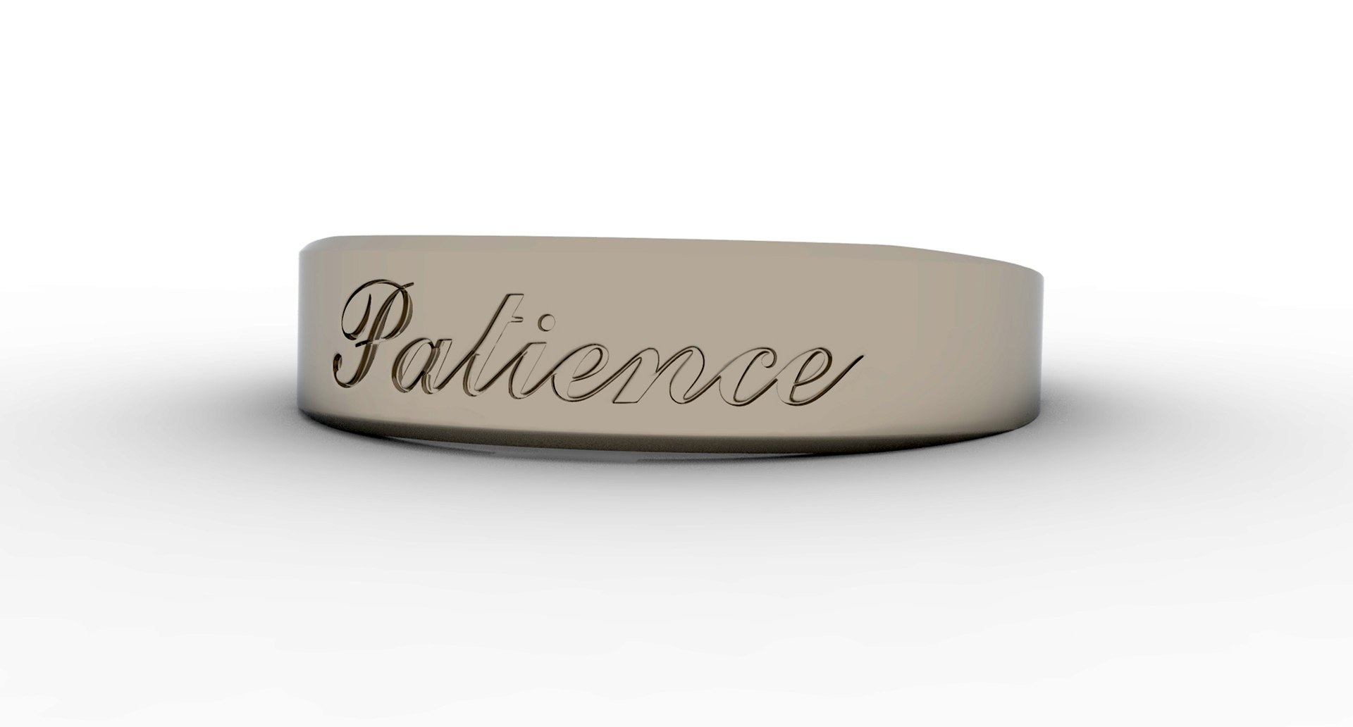 3D Patience Ring Female Platinum - TurboSquid 1913719