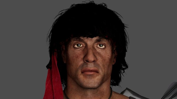 Realistic Rambo RIGGED 3D model - TurboSquid 1761759