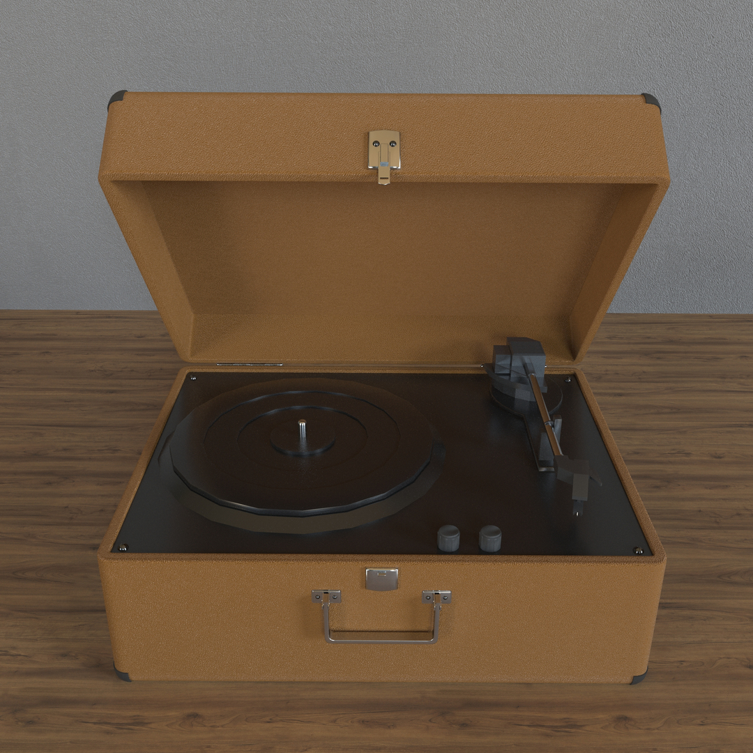 Record player 3D - TurboSquid 1793738