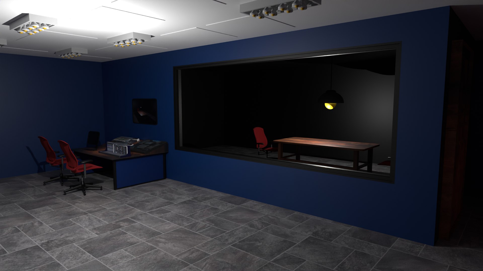 Interrogation Room 3D - TurboSquid 2179943