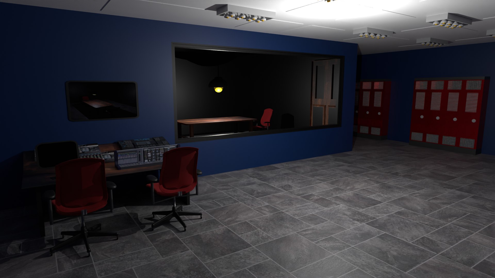 Interrogation Room 3D - TurboSquid 2179943