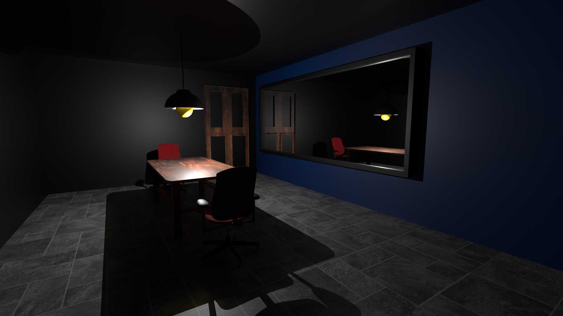 Interrogation Room 3D - TurboSquid 2179943