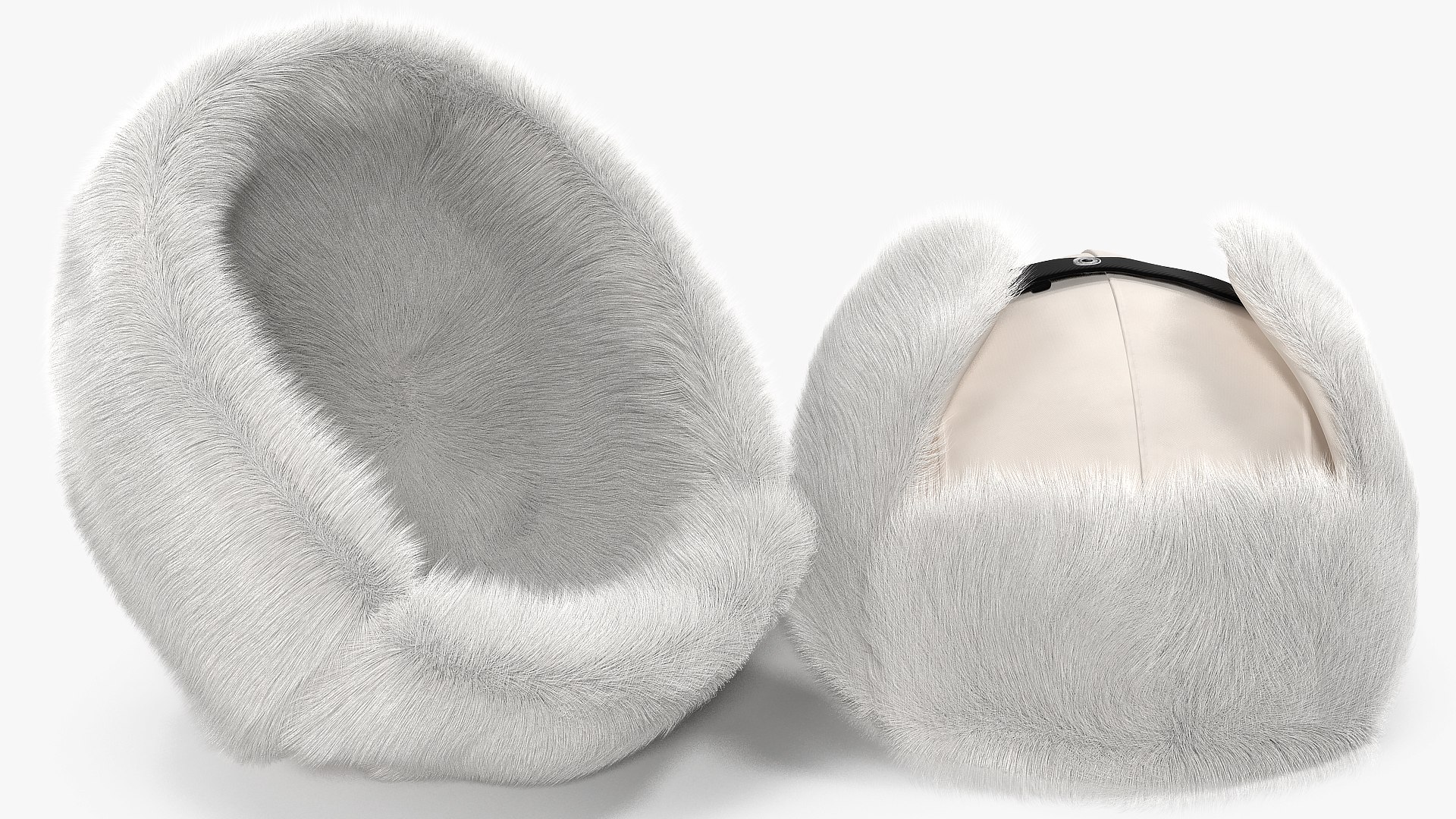 3D Model Trapper Winter Hat Fur - TurboSquid 1430464