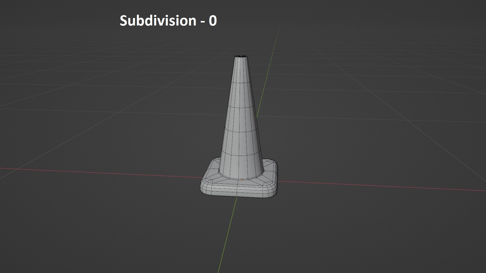 3D Traffic Cone Orange Black Model - TurboSquid 2138853