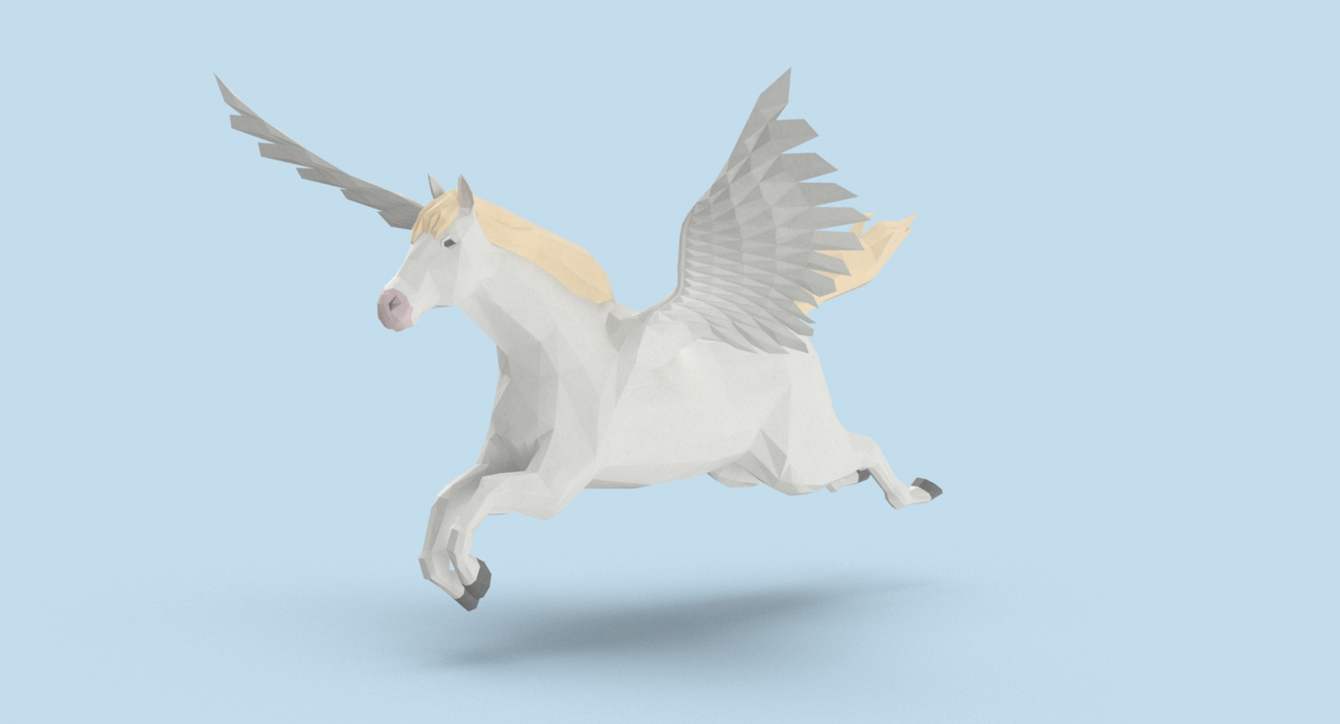 Pegasus---flying 3D Model - TurboSquid 1246346