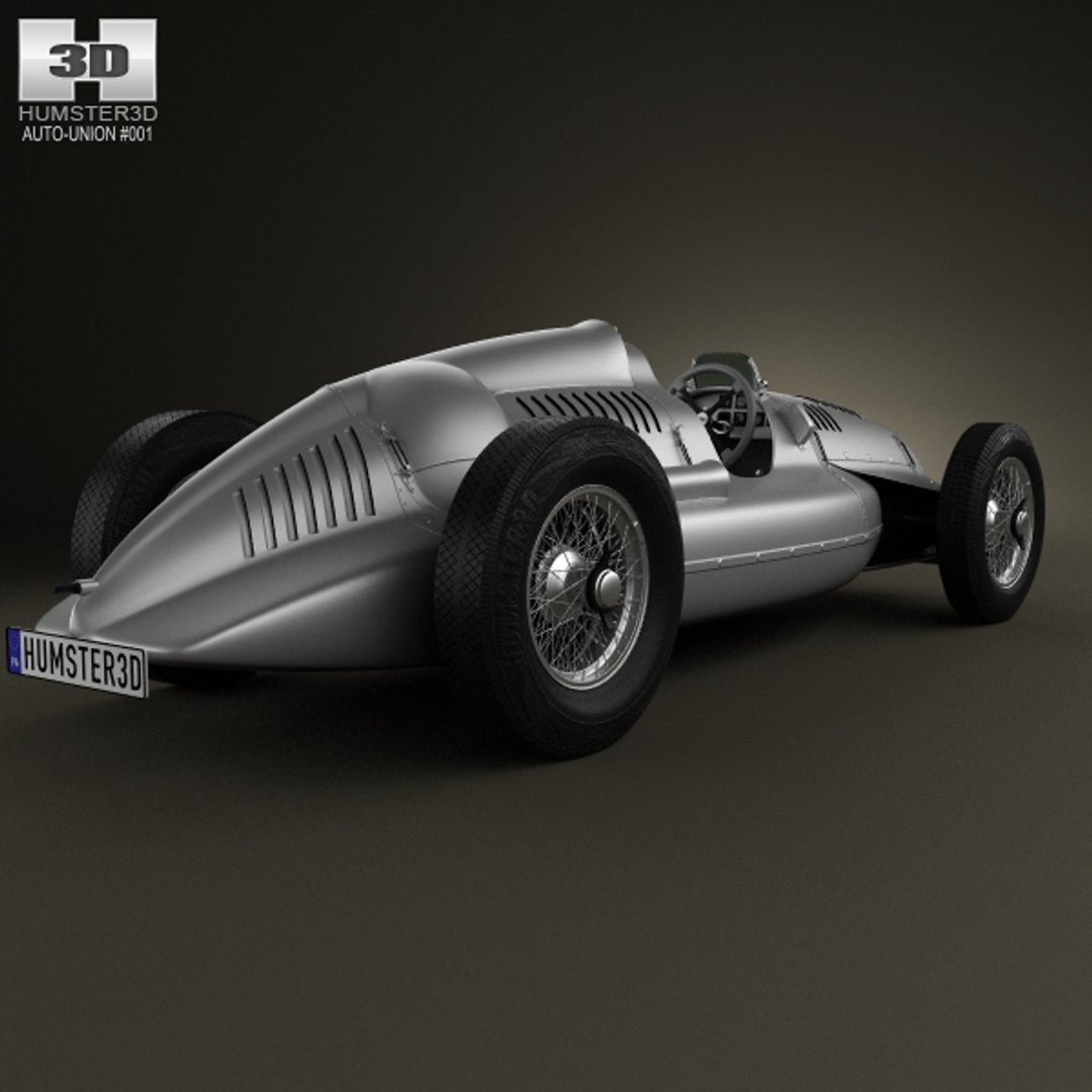 1938 Auto Union 3d Model