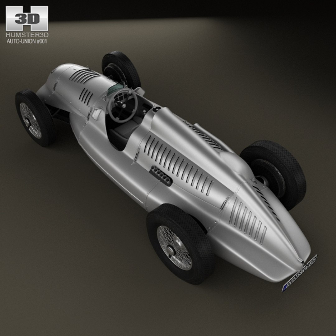 1938 Auto Union 3d Model