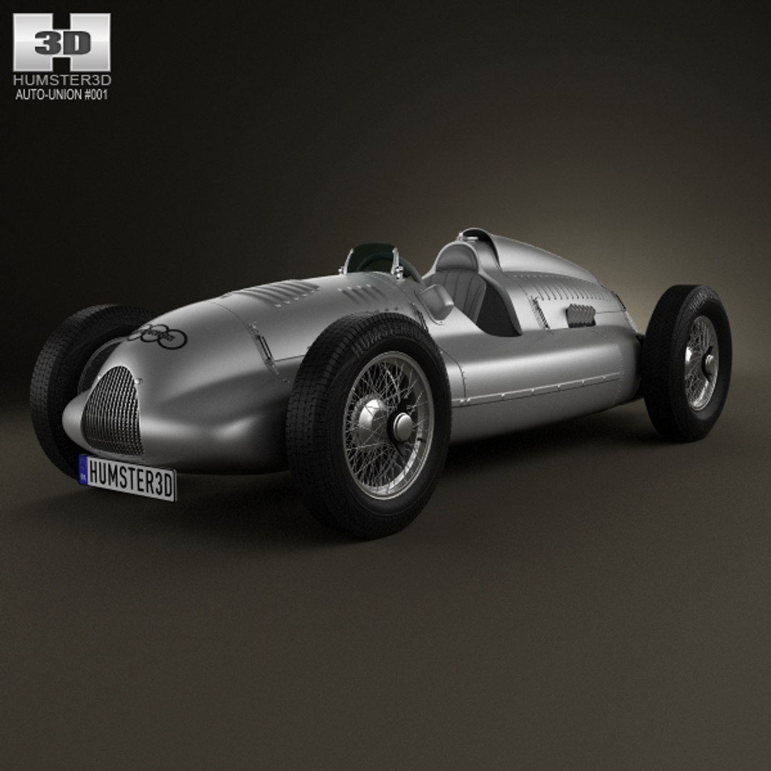 1938 Auto Union 3d Model