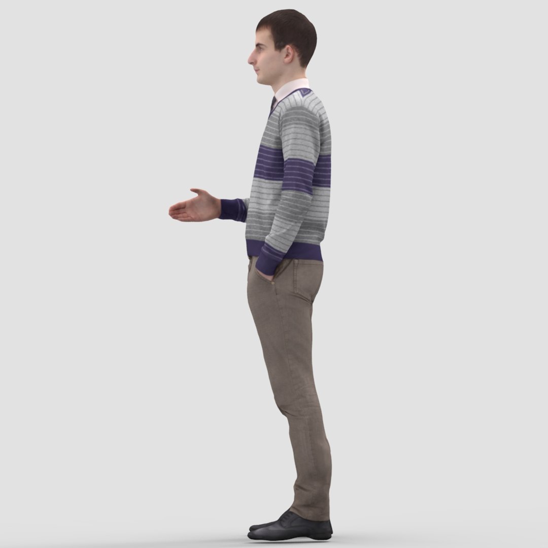 Realistic Human 3d 3ds