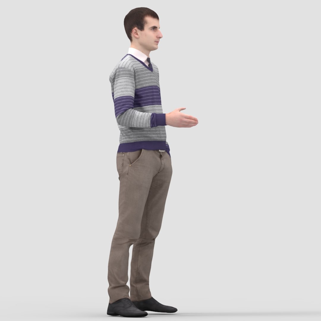 Realistic Human 3d 3ds
