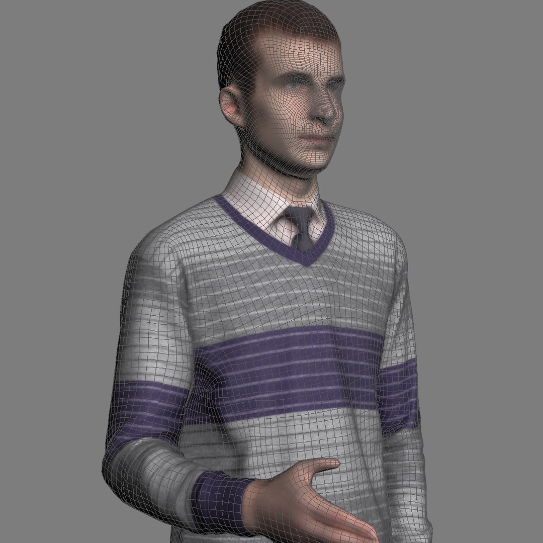 Realistic Human 3d 3ds