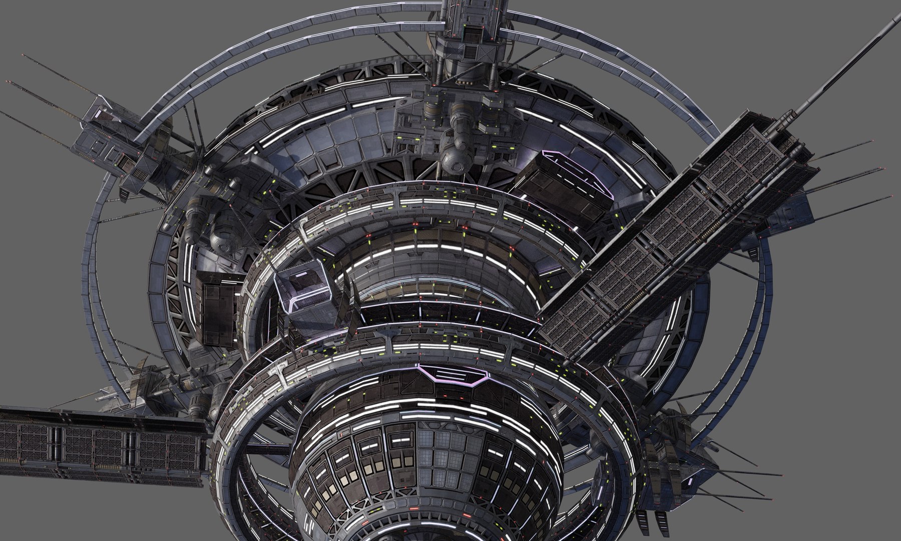 3D Model Space Station - TurboSquid 1369905