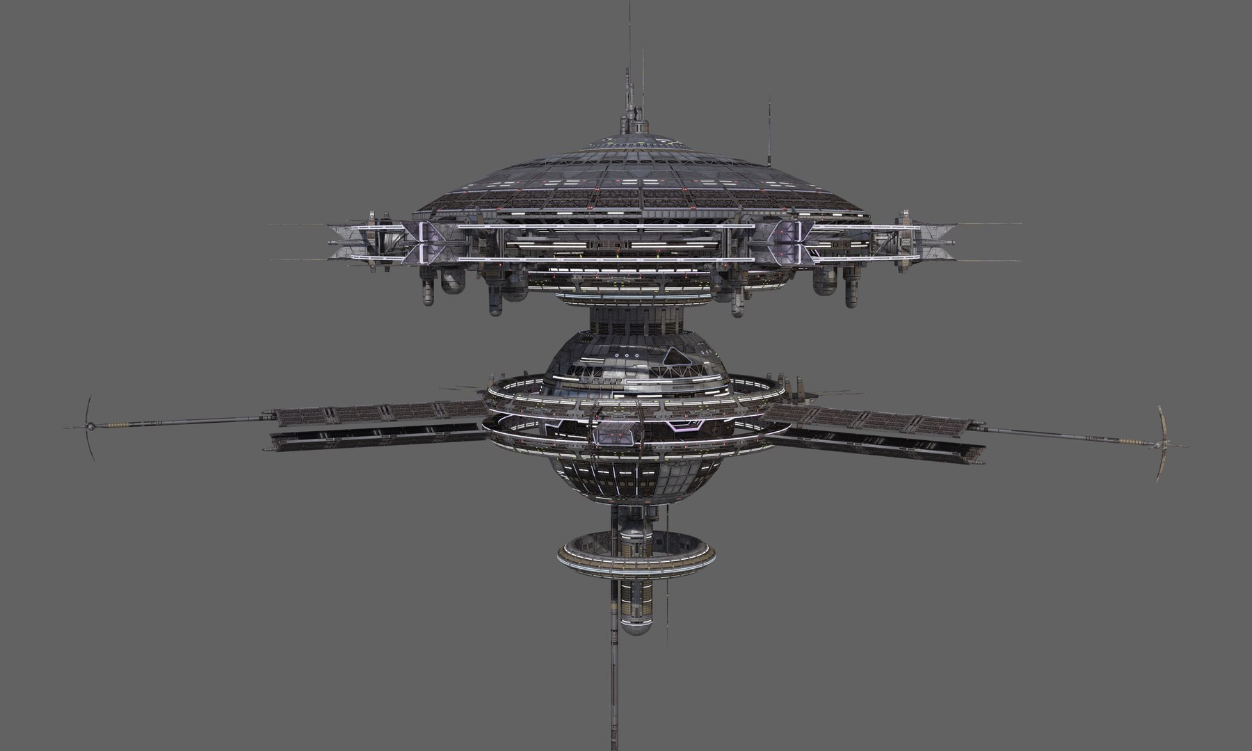 3D Model Space Station - TurboSquid 1369905