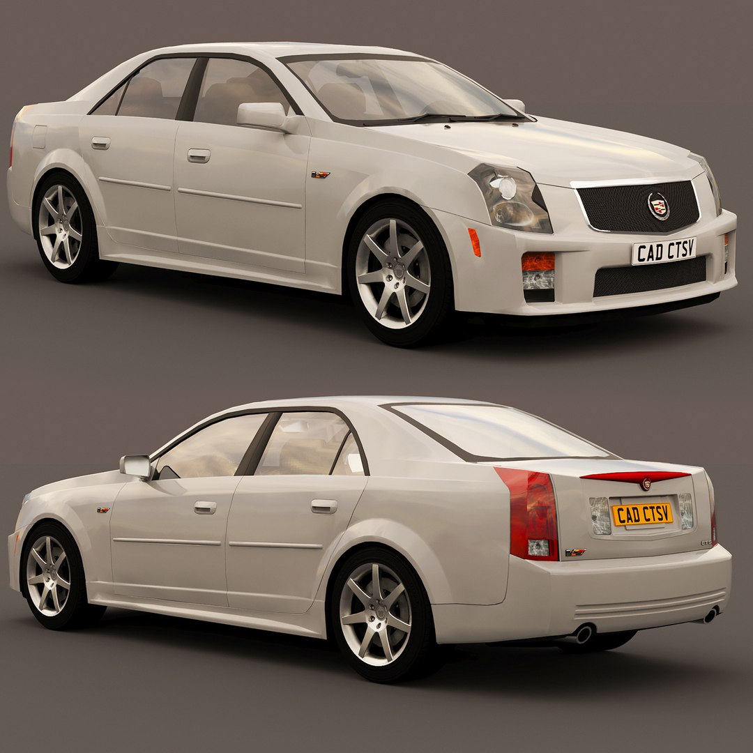 Cadillac Cts V 2004 Model - TurboSquid 1958951