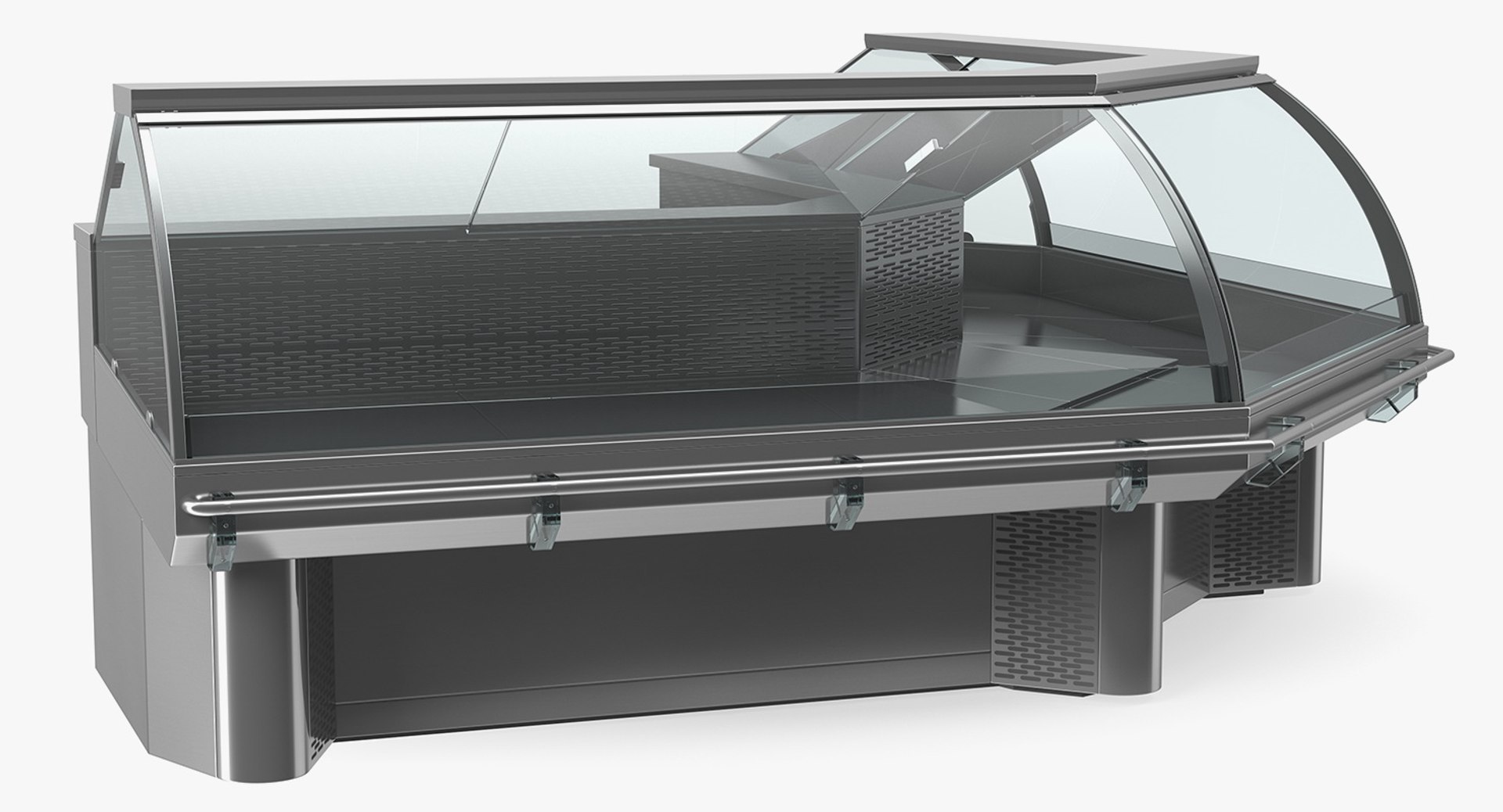 Bend Glass Meat Display 3D - TurboSquid 1408436