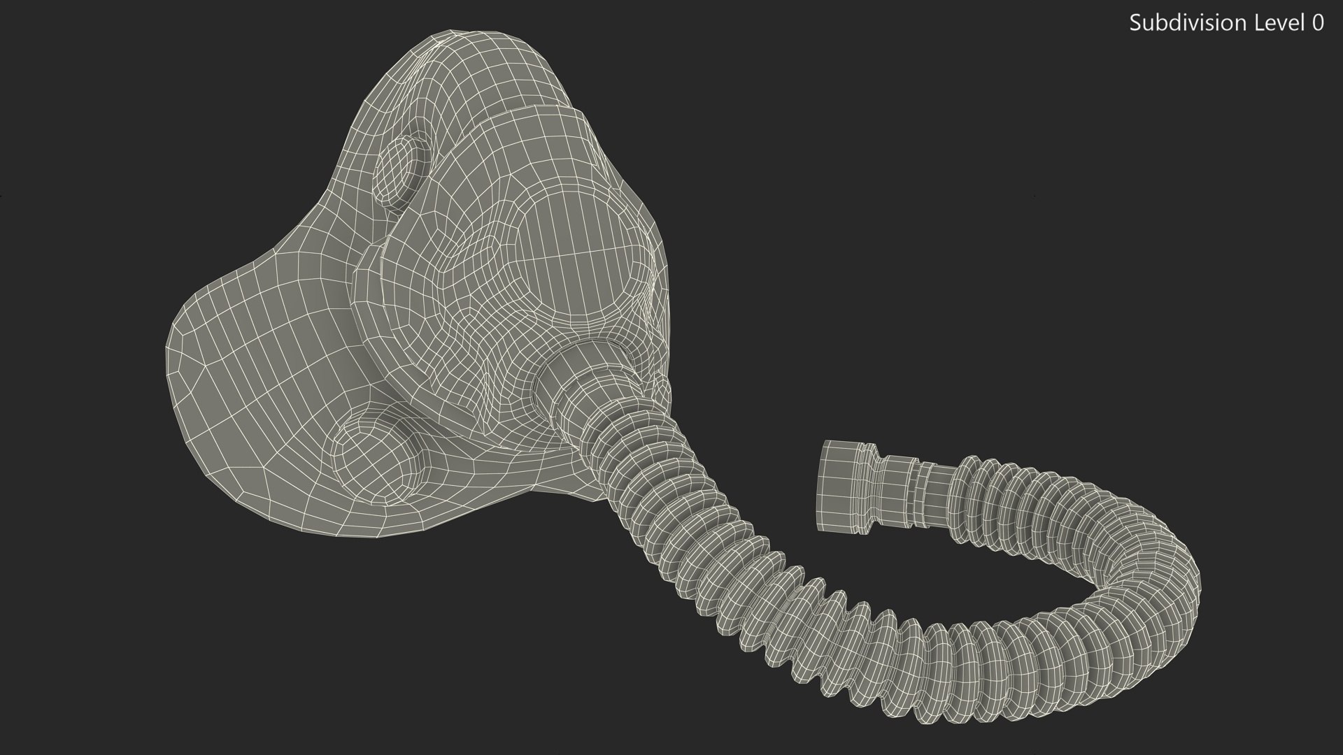 Old Fighter Pilot Oxygen Mask 3D - TurboSquid 2178901