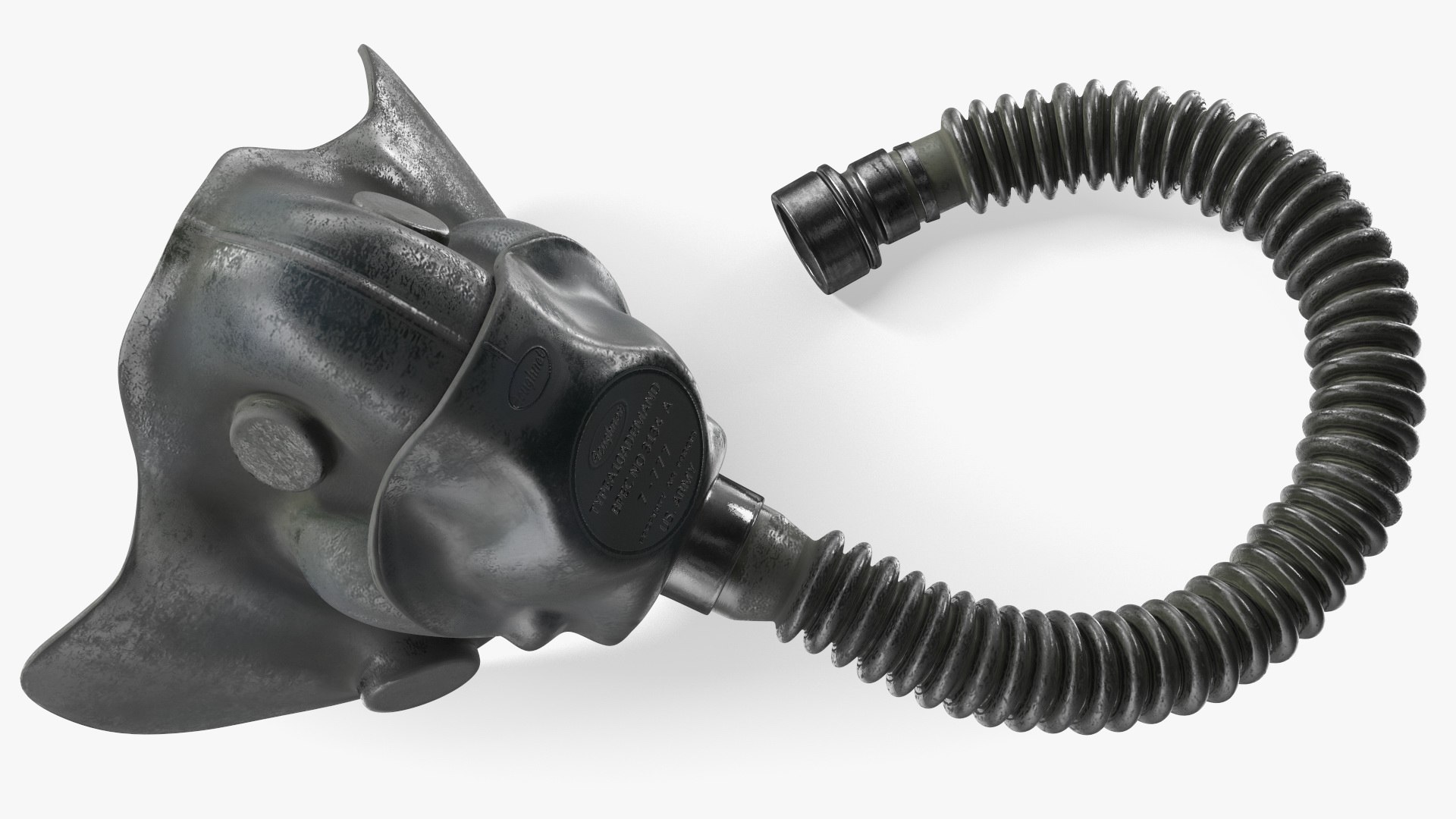 Old Fighter Pilot Oxygen Mask 3D - TurboSquid 2178901