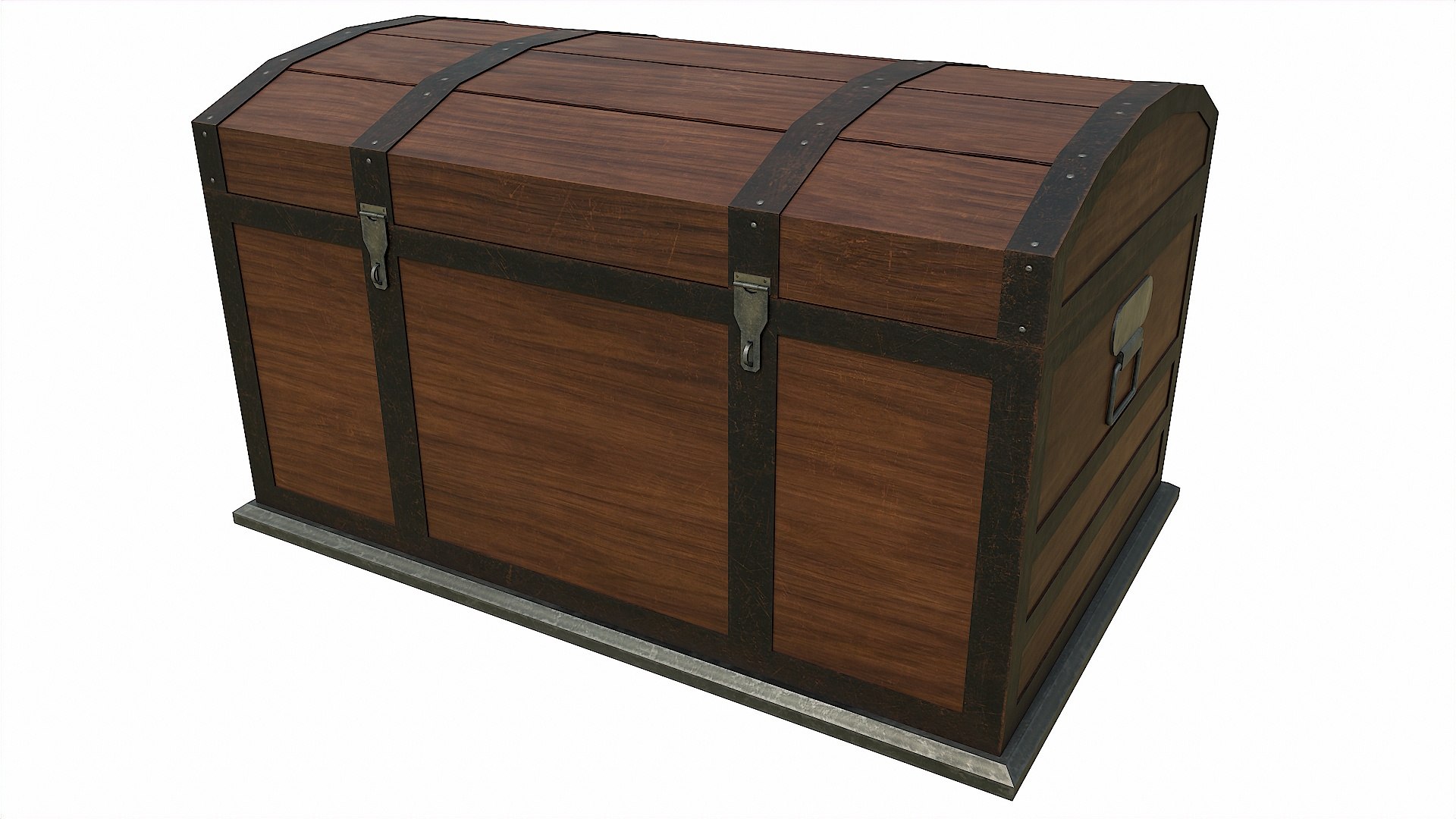 3D Set Of 6 Medieval Wooden Chests And Crates - TurboSquid 1838423