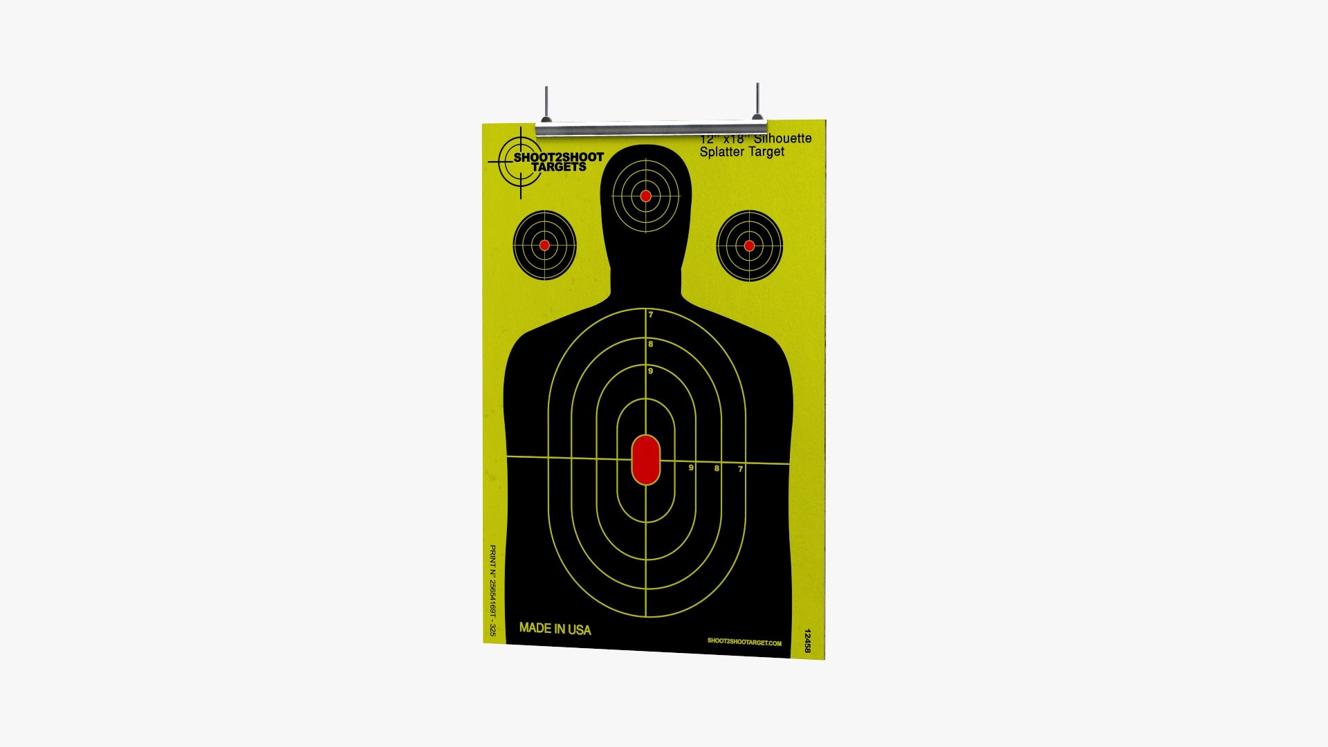 3D Shooting Target Model - TurboSquid 1858807